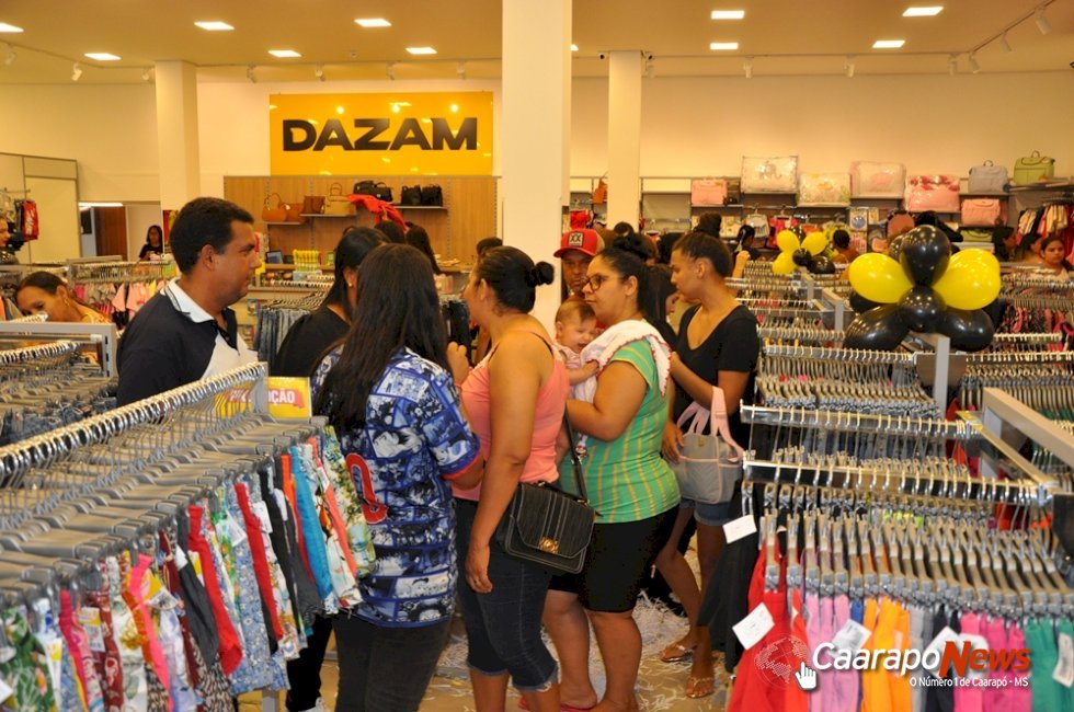 Confira as fotos da inauguração da Loja DAZAM em Caarapó — Caarapó News ...